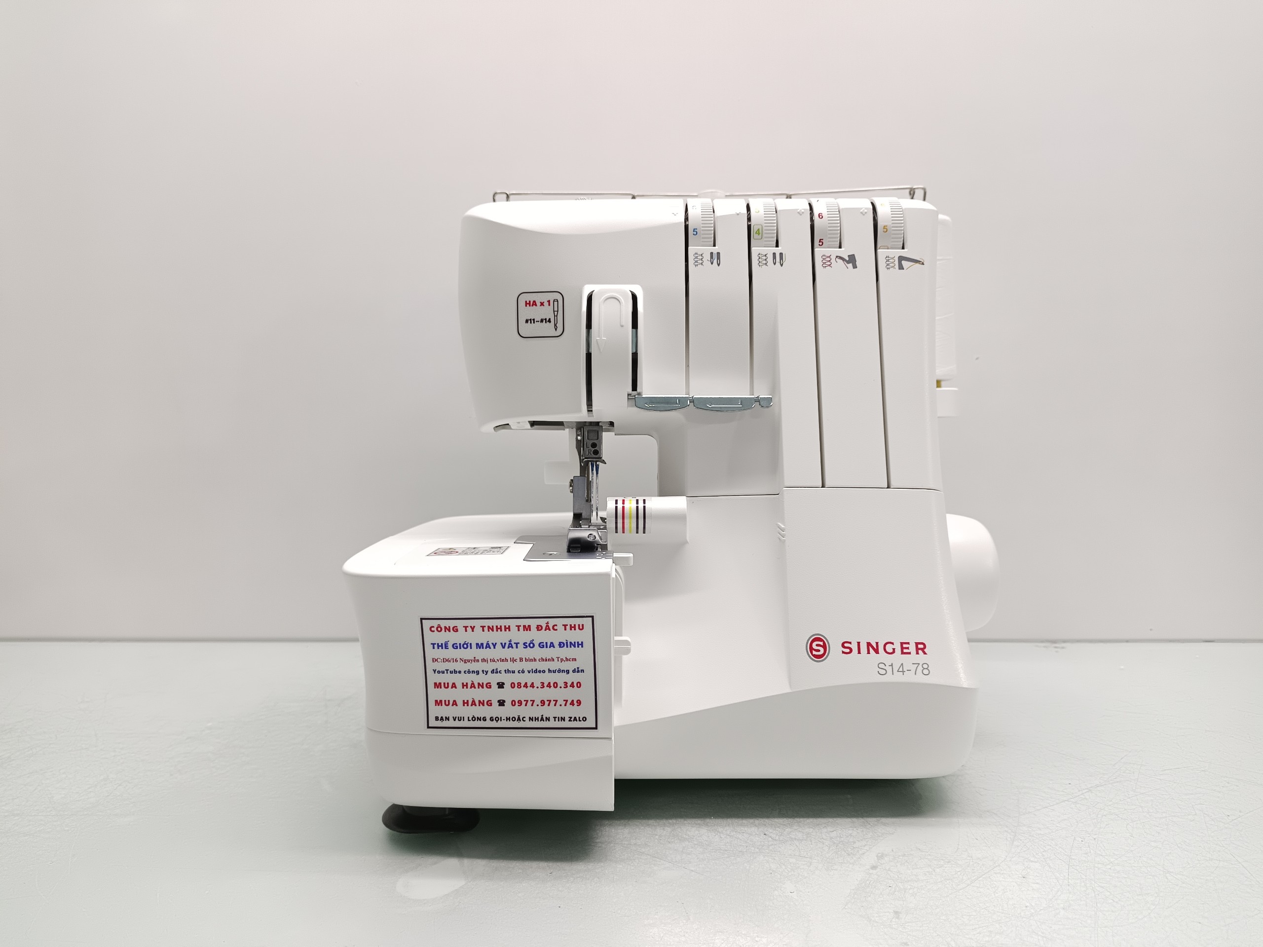 VẮT SỔ SINGER S14-78,VẮT SỔ 3 ỐNG CHỈ,VẮT SỔ CHẬP, CUỐN BÈO